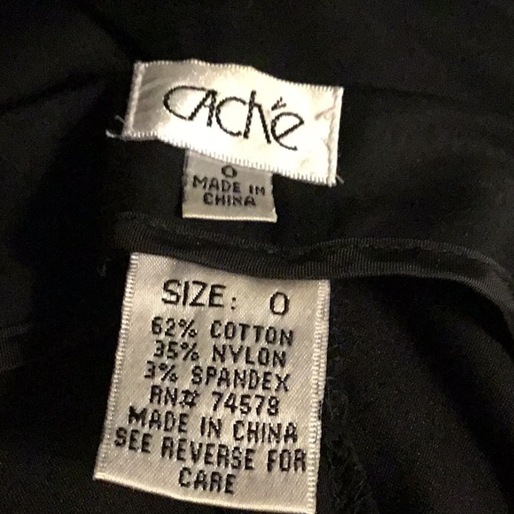 Cache | Pants & Jumpsuits | Cache Black Embroidered Capris | Poshmark